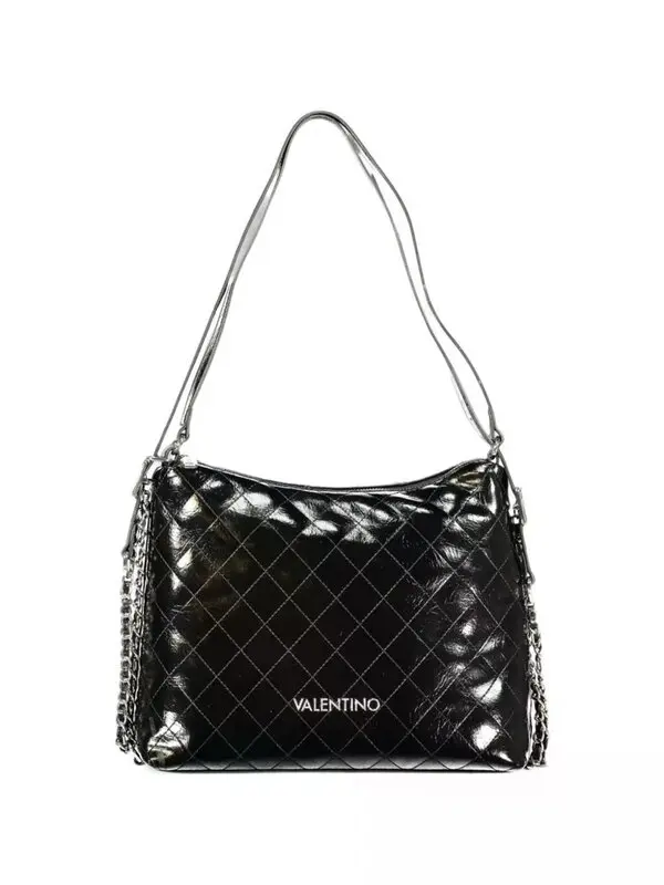 MARIO VALENTINO Wakanda Quilted-effect Tote Bag - Black