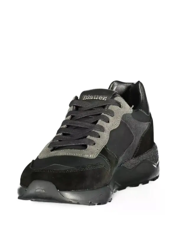 BLAUER. Ozark 01 Nus Logo-patch Panelled Sneakers