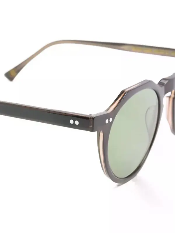 LESCA Bloc Geometric-frame Sunglasses