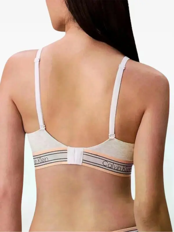 Calvin Klein Logo-tape Triangle Bralette