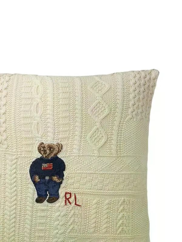 Ralph Lauren Baybrook Polo Bear Cable-knit Cushion