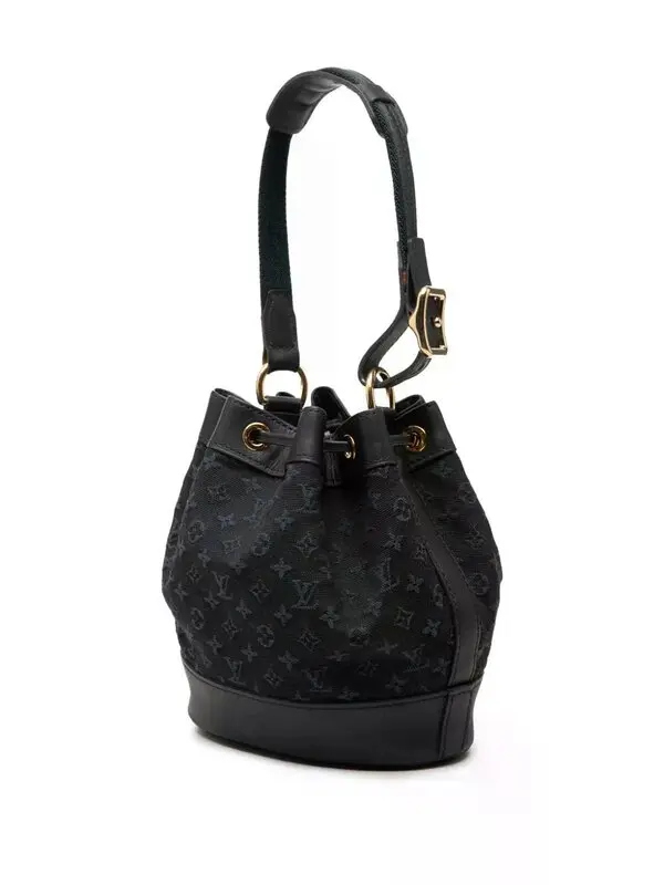 LOUIS VUITTON 2003 Monogram Mini Lin Noelie Bucket Bag