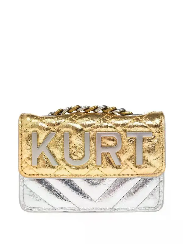 Kurt Geiger Micro Kensington Shoulder Bag - Gold