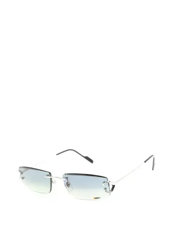 Cartier Rimless Rectangle-frame Sunglasses