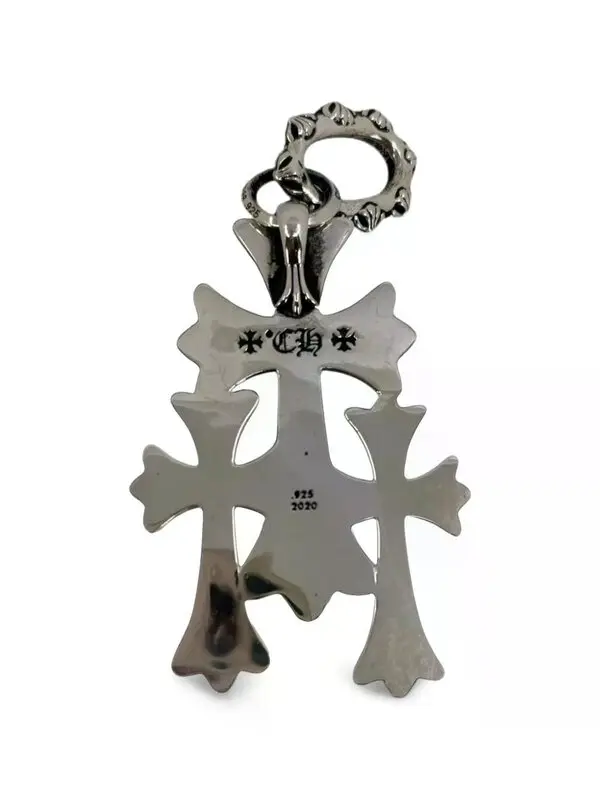 Chrome Hearts Triple Cross Pendant - Silver