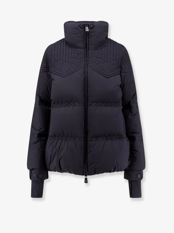 Moncler Down Jacket With Hood And Emboridery