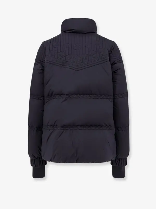 Moncler Down Jacket With Hood And Emboridery