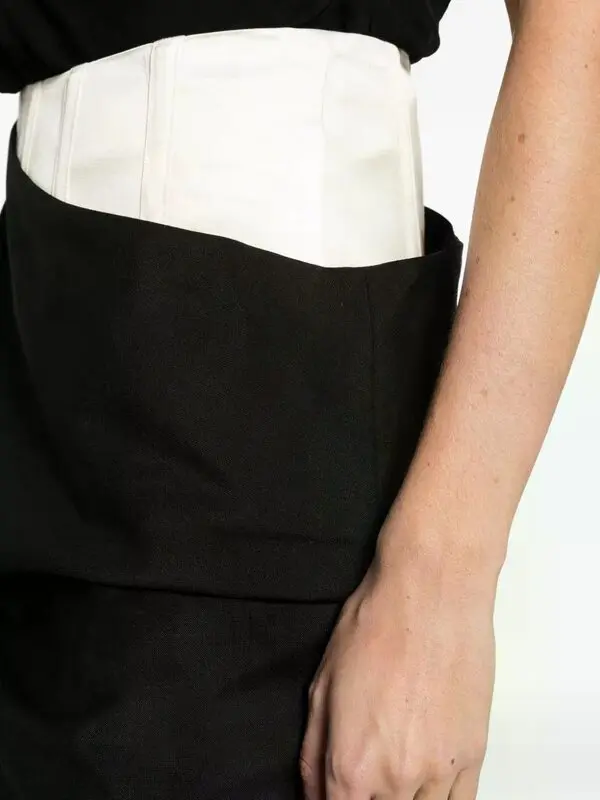RÓHE Double Waistband Skirt