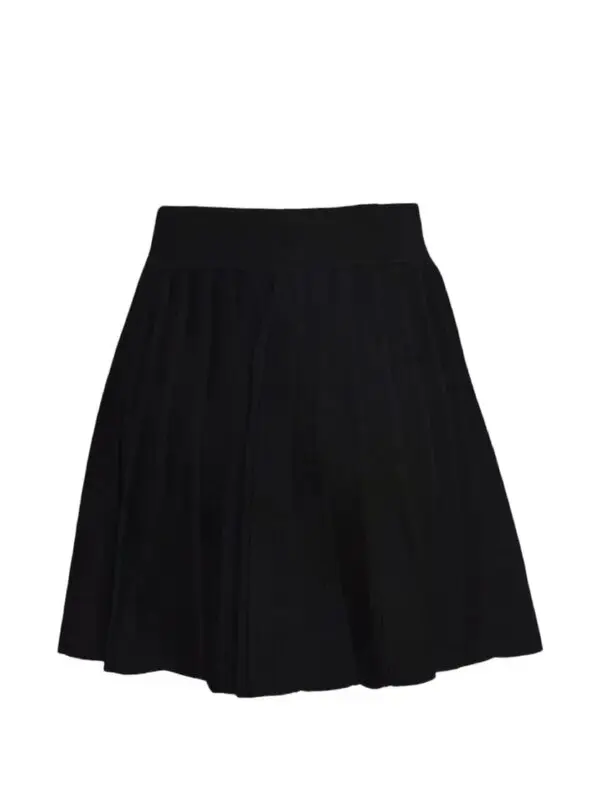 MC2 SAINT BARTH Pleated Knitted Mini Skirt