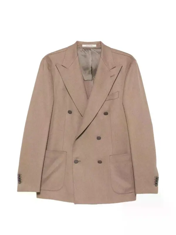 Tagliatore Double-breasted Peak-lapel Blazer - Neutrals
