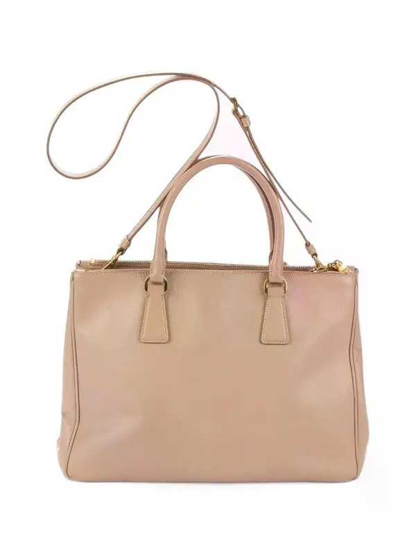 Prada Galleria Double-zip Tote Bag - Pink