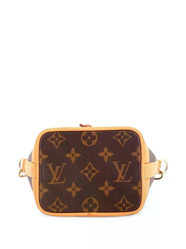 LOUIS VUITTON Noe Nm Handbag Monogram Canvas Nano Bucket Bag