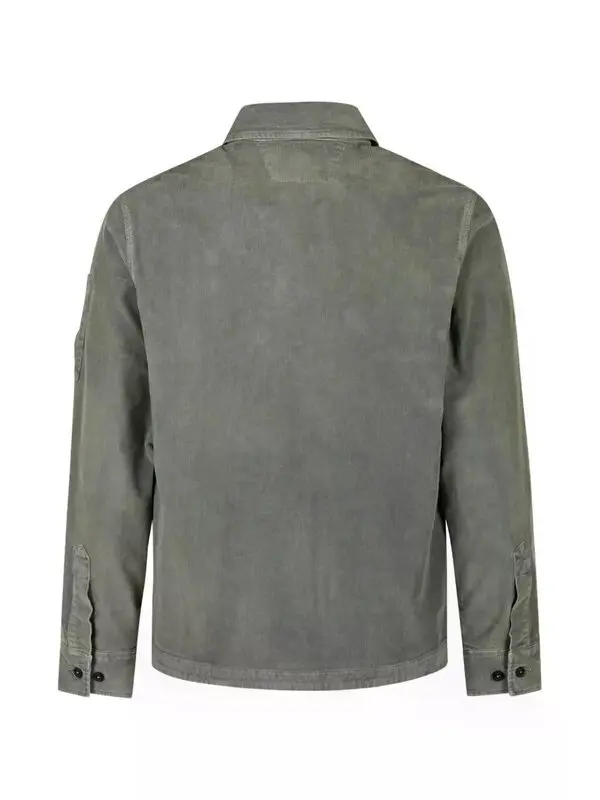 C.P. COMPANY Corduroy Button Lens Blazer - Grey