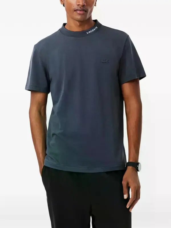 Lacoste Jacquard Branded Piqué Commuter T-shirt
