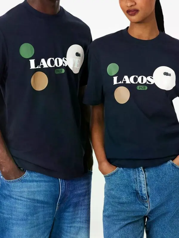 Lacoste Printed Cotton Jersey T-shirt