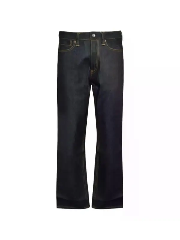 EVISU Seagull-print Jeans - Blue
