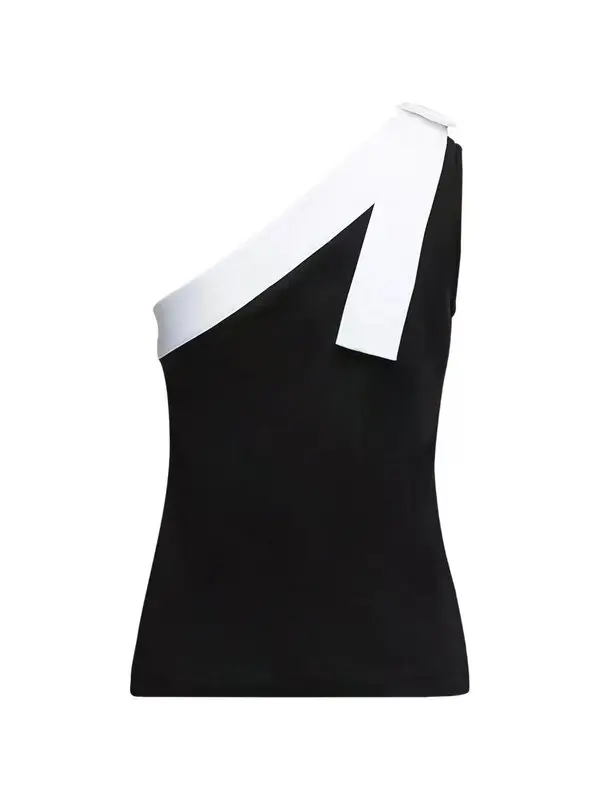 Karl Lagerfeld One-shoulder Bow Top