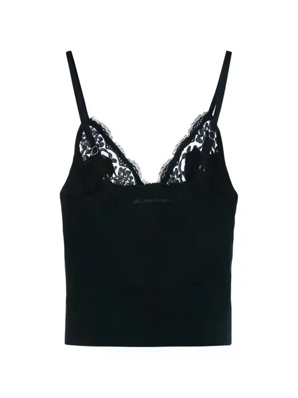 ERMANNO FIRENZE Lace-trim Top