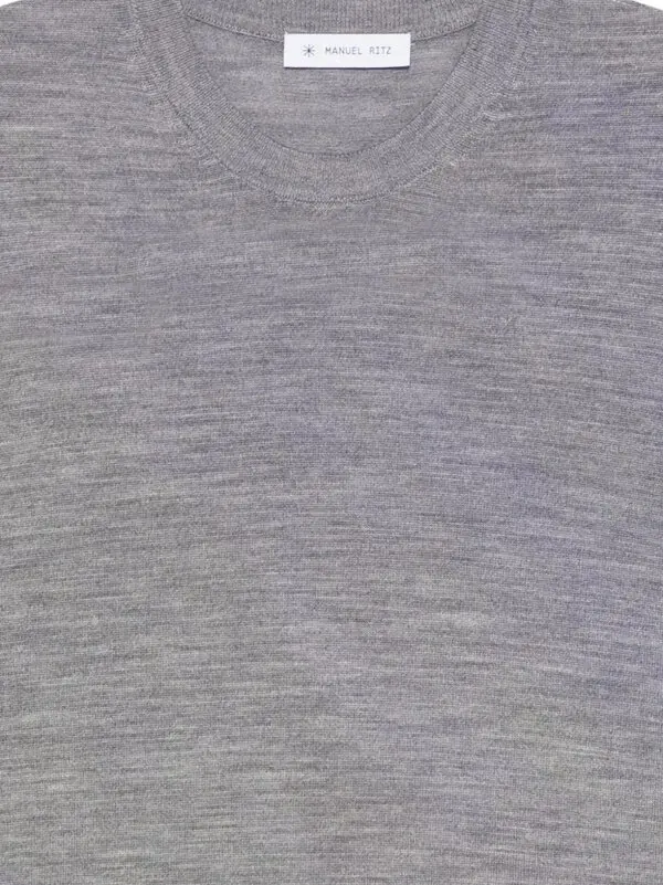 MANUEL RITZ Crewneck Long-sleeve T-shirt