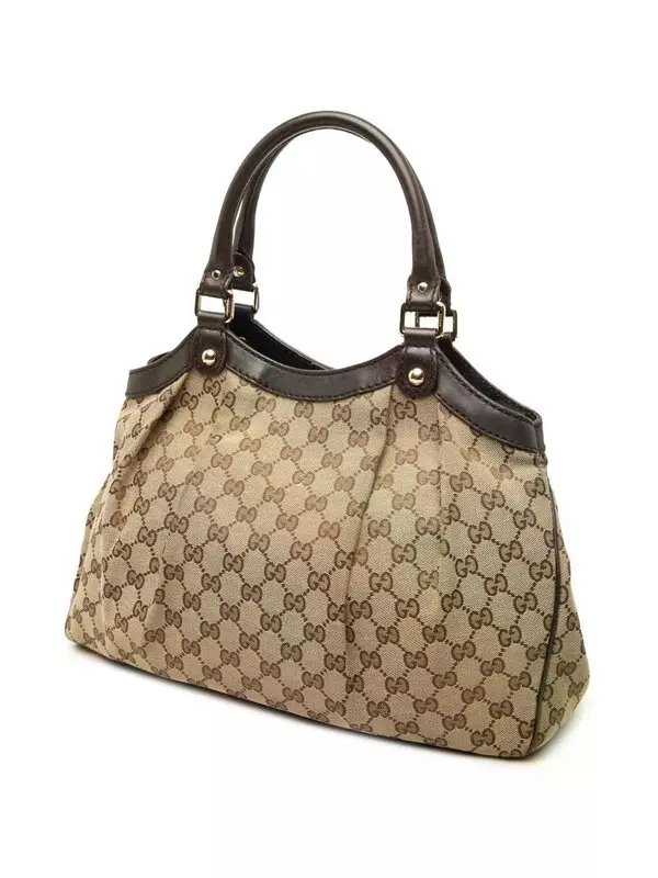 Gucci 2000-2015 Medium Gg Canvas Sukey Tote Bag
