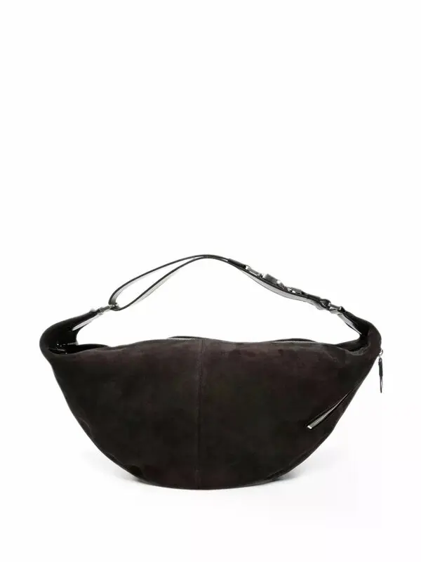 LEMAIRE Quiver Clip Leather Tote Bag - Brown