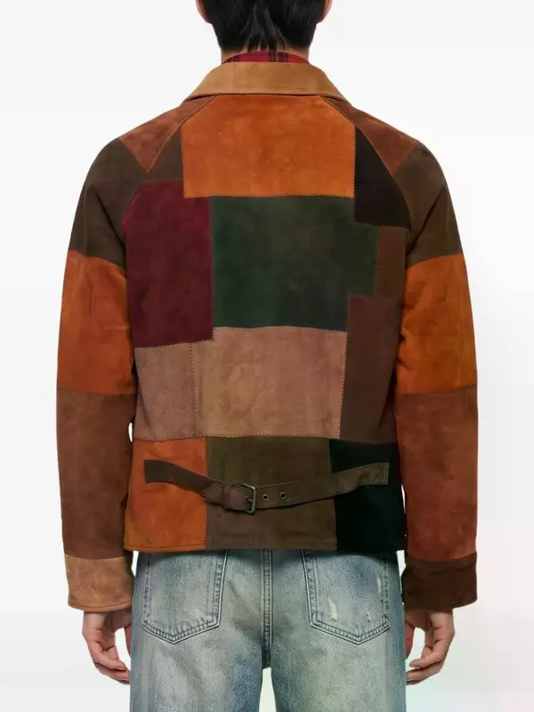 FOUND Patchwork Suede Jacket