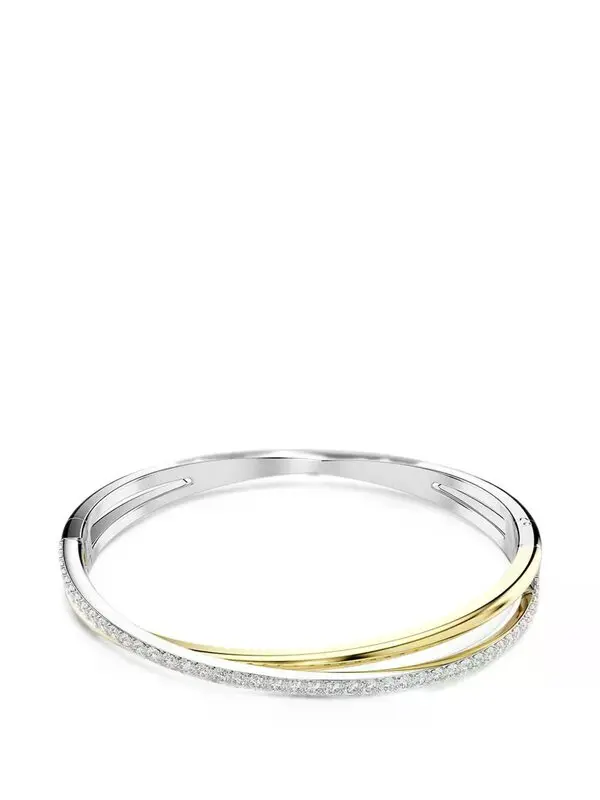 SWAROVSKI Hyperbola Crystal-embellished Crossover Bangle