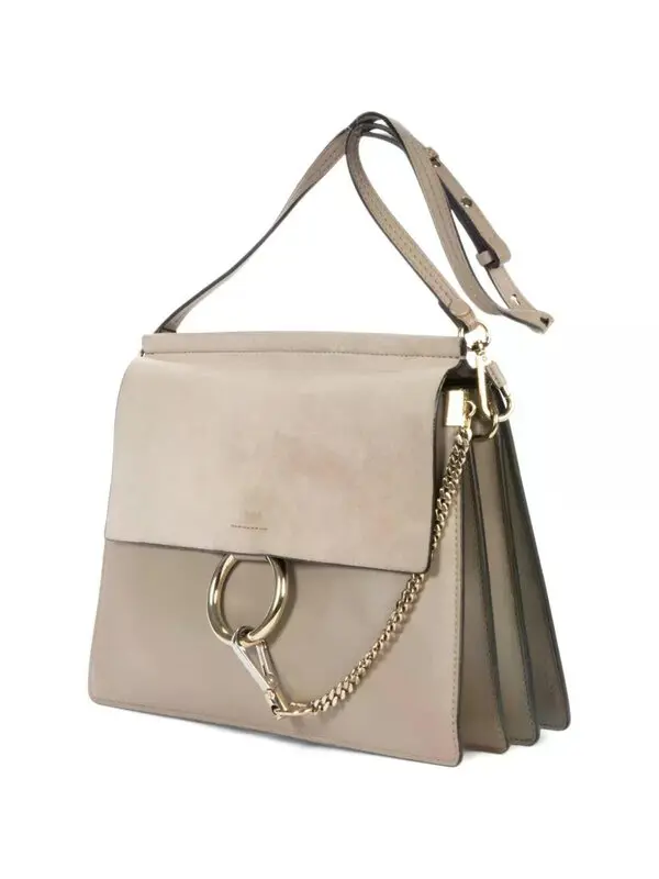 Chloé Faye Shoulder Bag - Neutrals