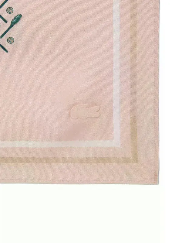 Lacoste Printed Silk Square