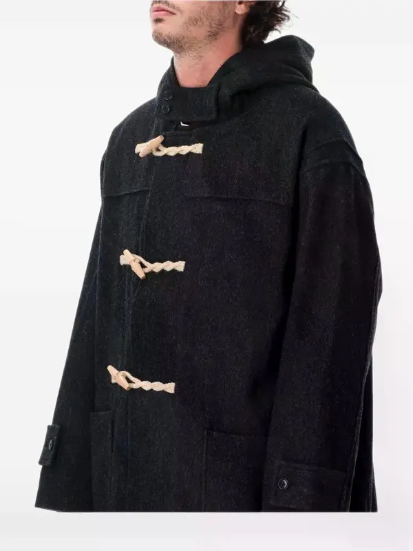 Nanamica Toggle-fastening Hooded Duffle Coat