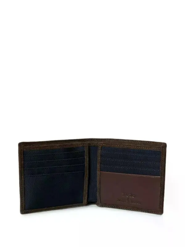 Polo Ralph Lauren Suede-trim Billfold Wallet