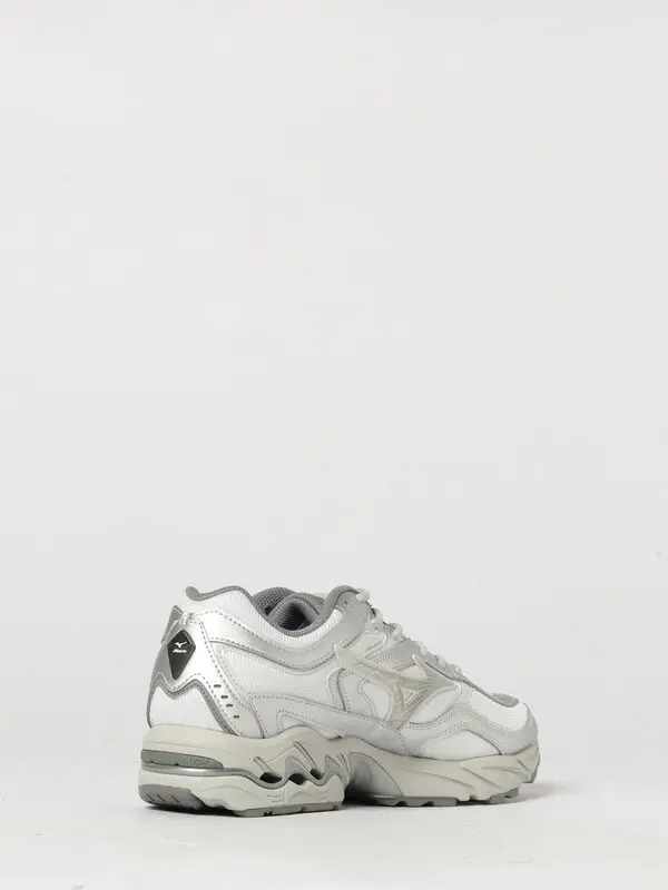 Mizuno Wave Mustang Ls Low-top Sneakers In Vegan Leather And Mesh With Applied Logo