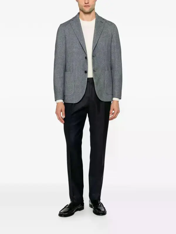 CIRCOLO 1901 Herringbone-pattern Single-breasted Blazer