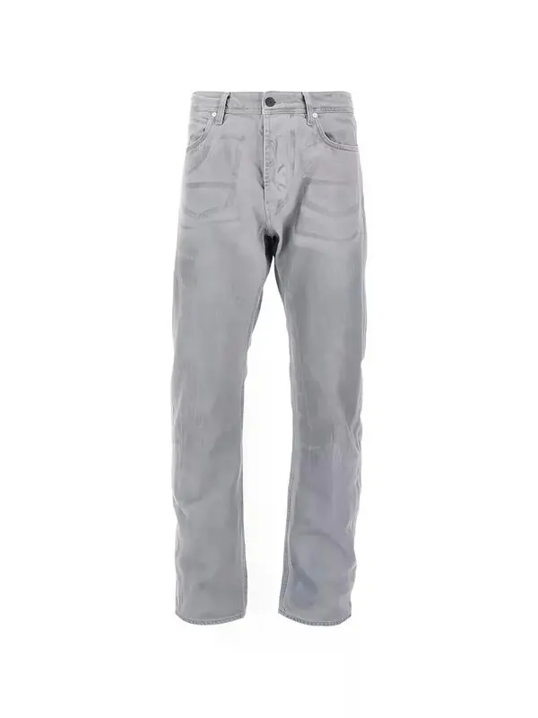 Stone Island J100005 Corroded Reflective-light Bull Denim-tc Jeans