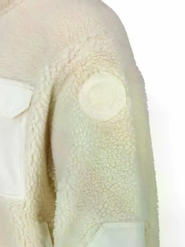 Canada Goose Fleece-texture Panelled Jacket