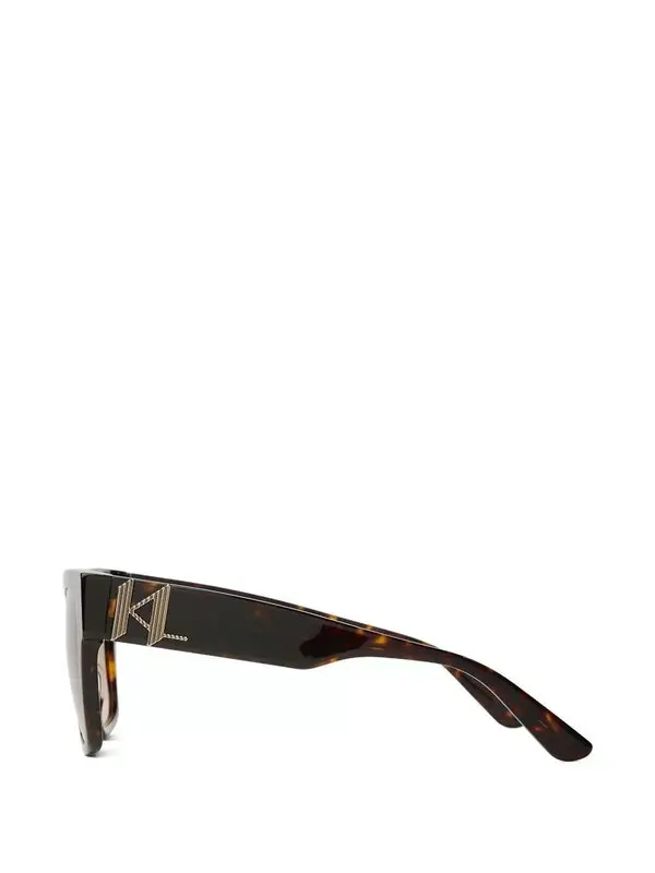 Karl Lagerfeld Monogram Square Sunglasses