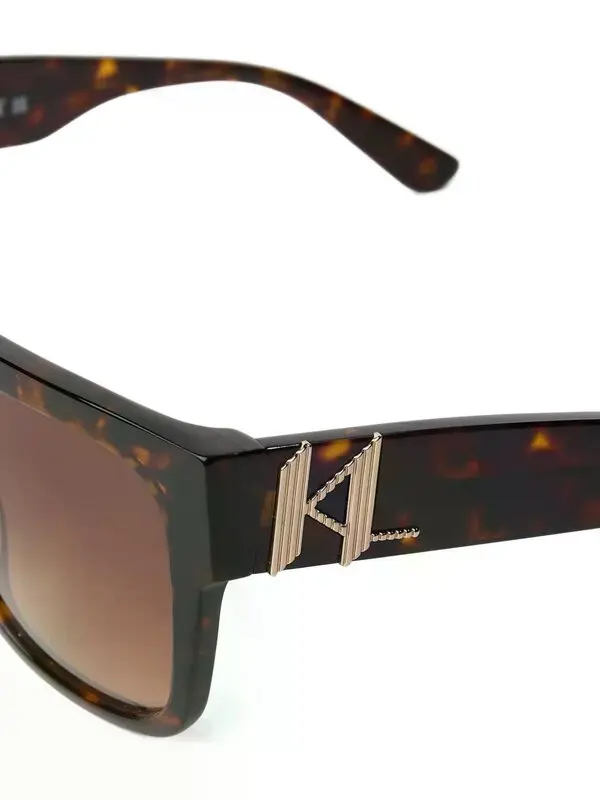 Karl Lagerfeld Monogram Square Sunglasses