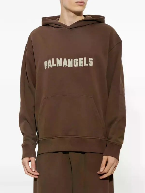 Palm Angels Logo-print Hoodie
