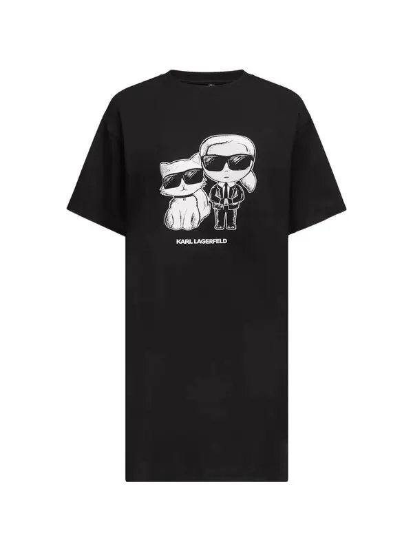 Karl Lagerfeld Ikon Graphic-print Nightdress
