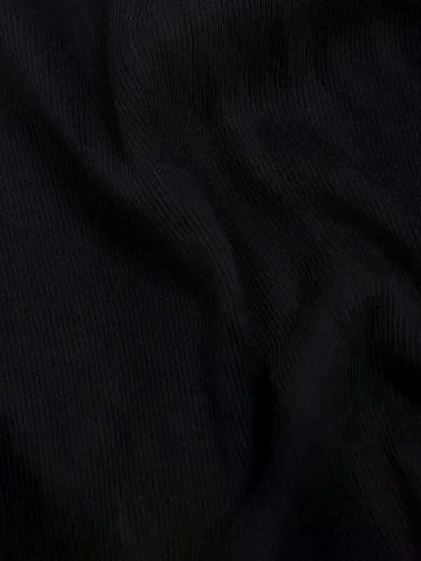 DRYKORN Ribbed-knit T-shirt - Black