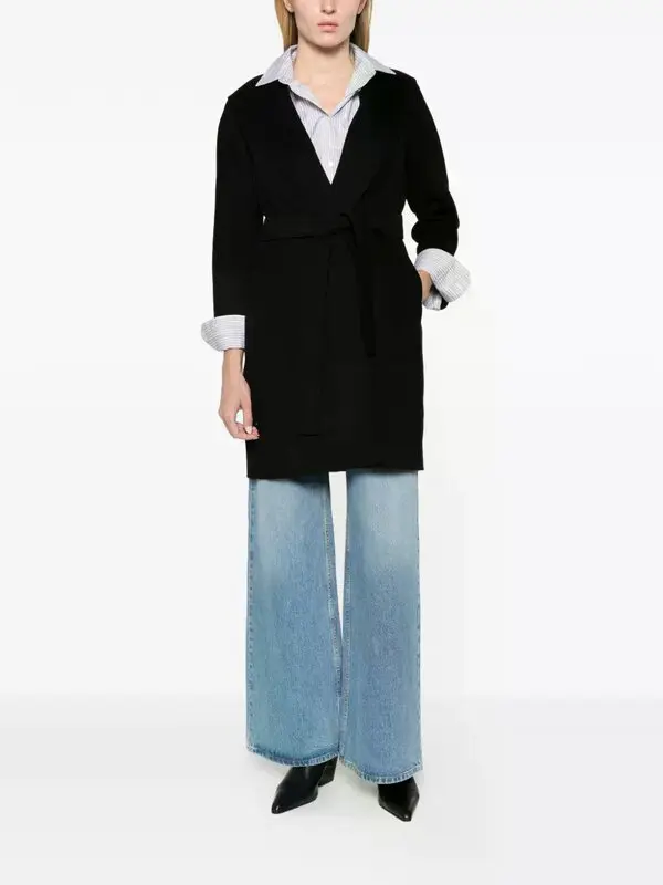 Max Mara Double-faced Wool Robe Coat