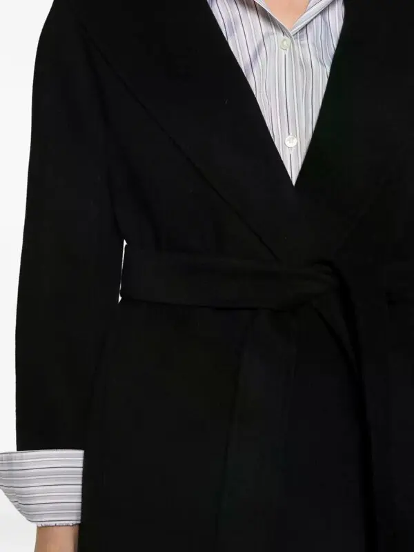 Max Mara Double-faced Wool Robe Coat