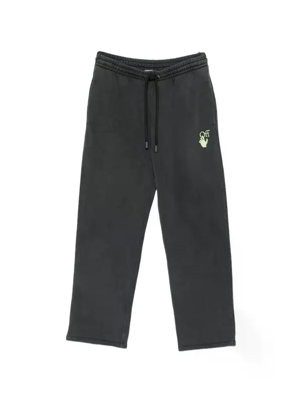 Off-White Arrows-detail Drawstring Track Pants - Black