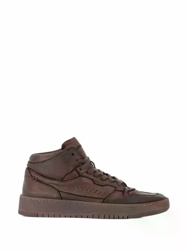 LEMARGO Perforated Panelled Sneakers