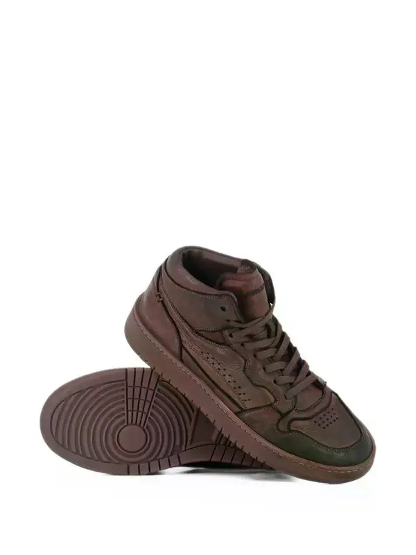 LEMARGO Perforated Panelled Sneakers