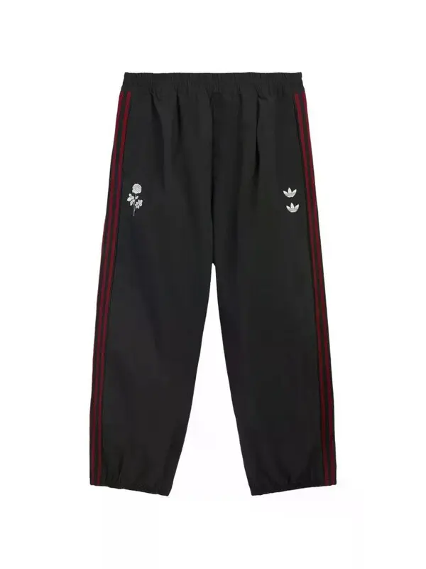 Adidas X Willy Chavarria Logo-embroidered Track Pants - Black