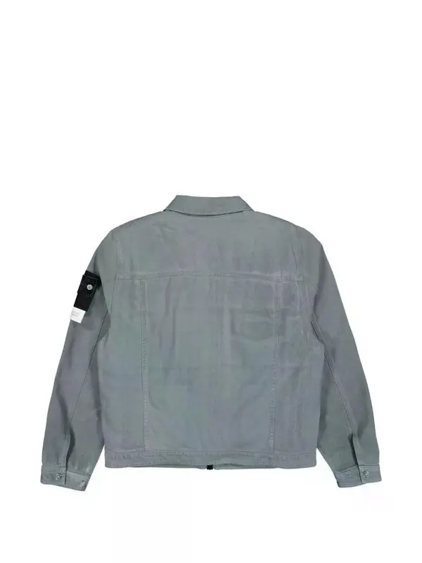 Stone Island 4100002 Corroded Reflective Light Bull Denim-tc Jacket