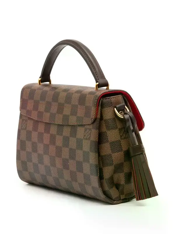 LOUIS VUITTON 2017 Damier Ebene Croisette Satchel