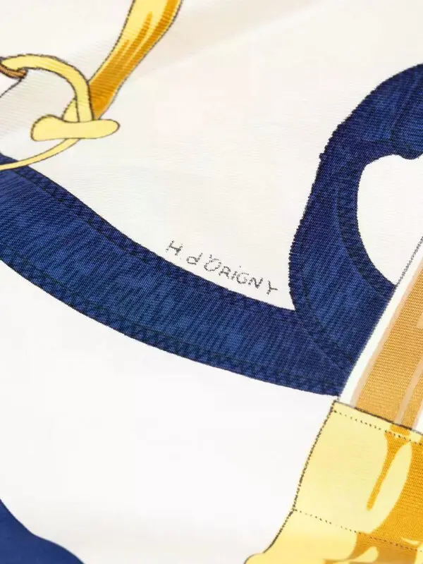 Hermès 20th Century Eperon D Or Silk Scarf 90 Scarves