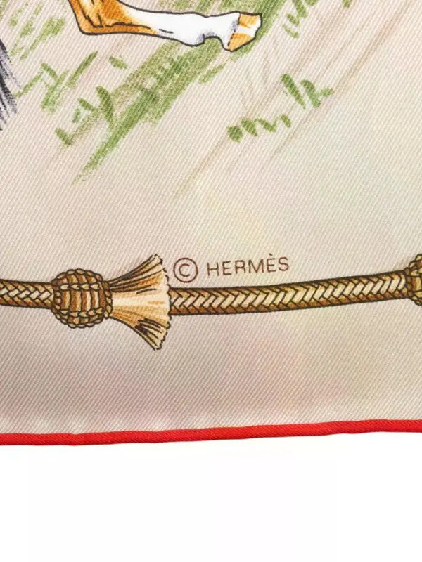 Hermès 1990-2010 Pampa Silk Scarf 70 Scarves